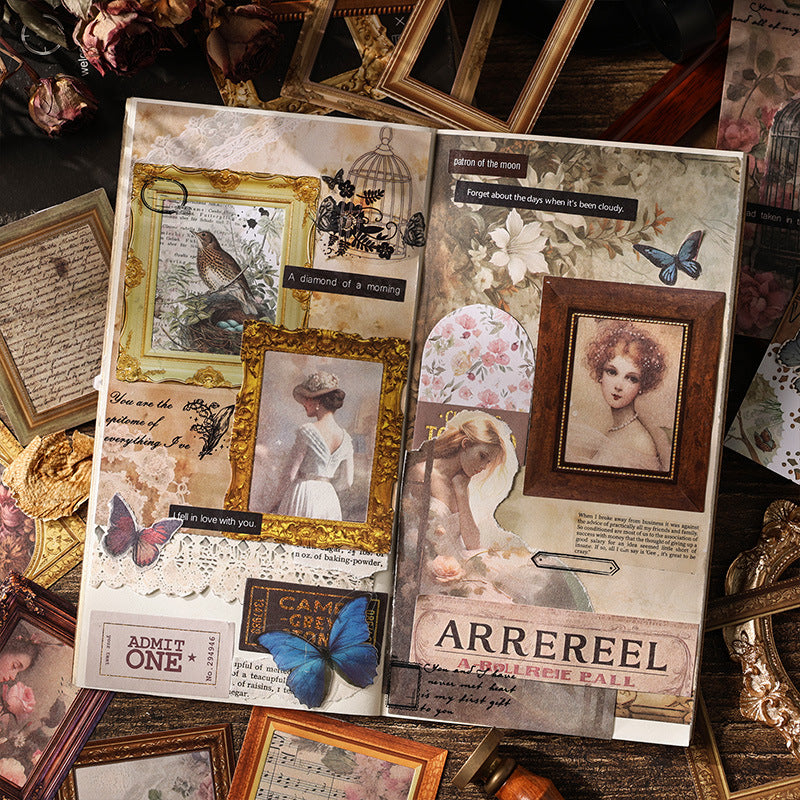 Retro Border Sticker Set: Vintage Frames for All Projects – FLUTTER POST